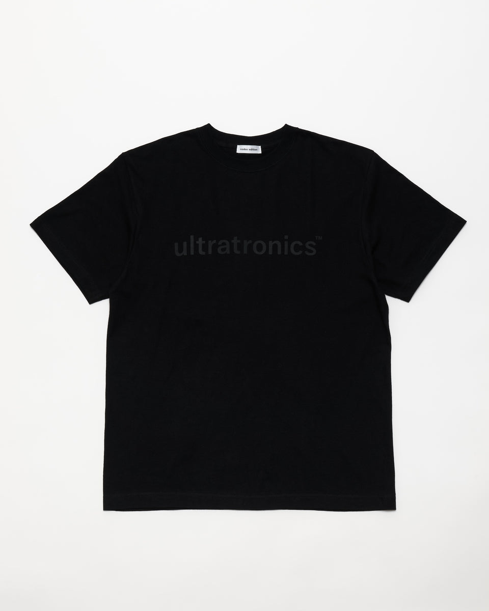 ultratronics [t-shirt] black logo – codex | edition